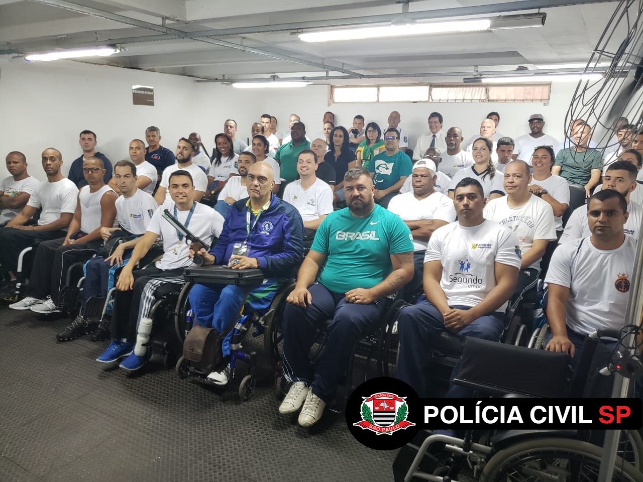 Academia Da Polícia Civil Recebe Comitê Paralímpico Brasileiro