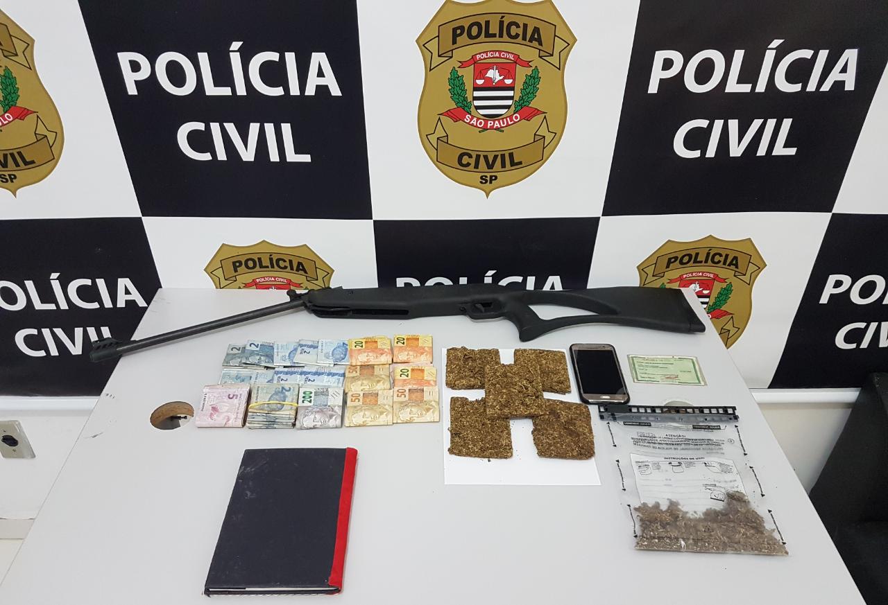 Polícia Civil Prende Em Flagrante Suspeito De Tráfico De Drogas Em