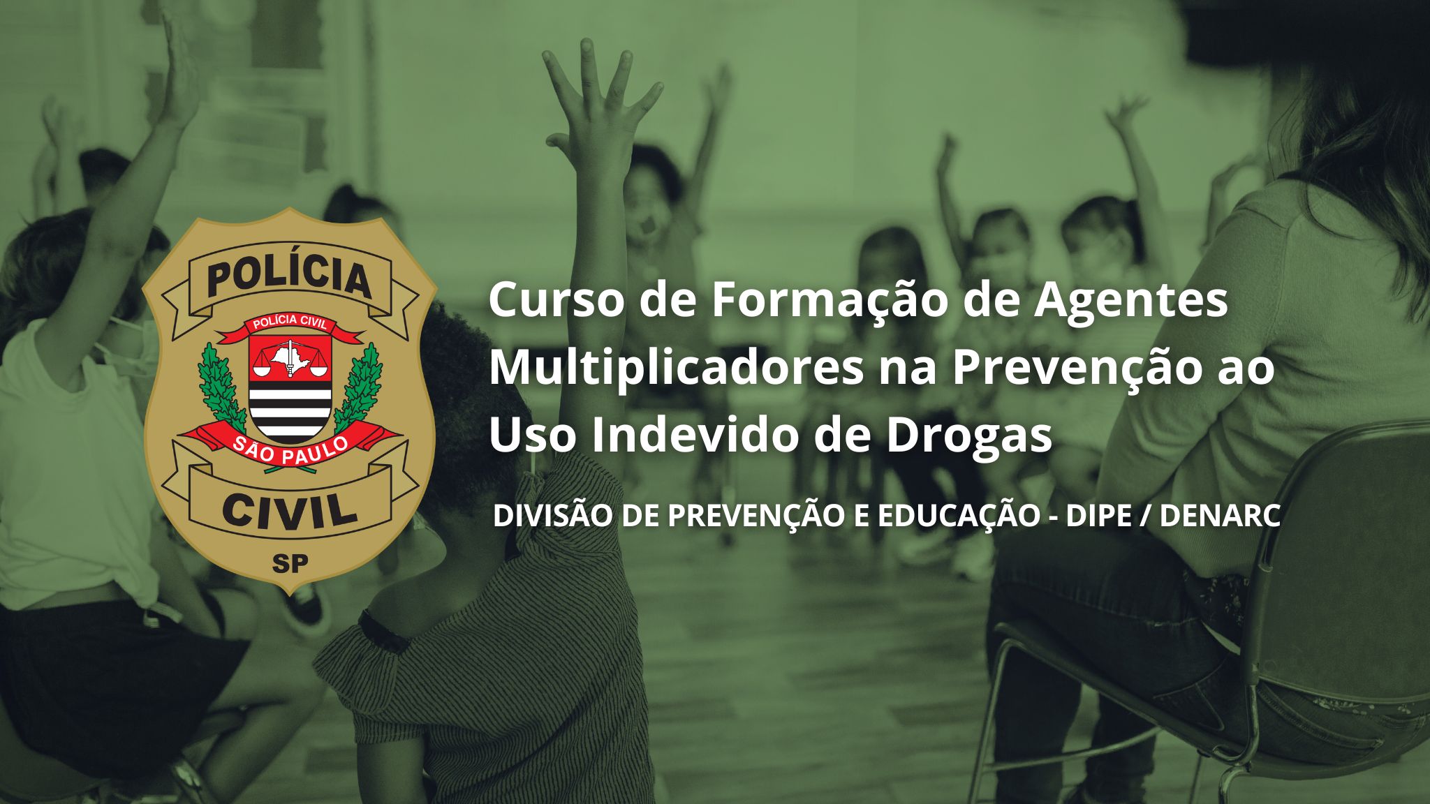 Inscrições abertas para o Curso de Formação de Agentes Multiplicadores ...